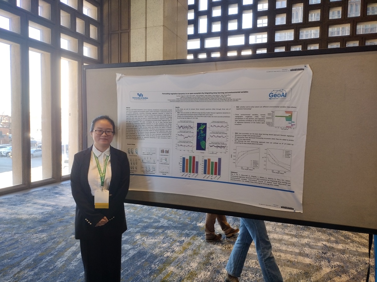 Congratulations to lab member Yue Ma on winning the 3rd place in the 2023 AAG Student Poster ...